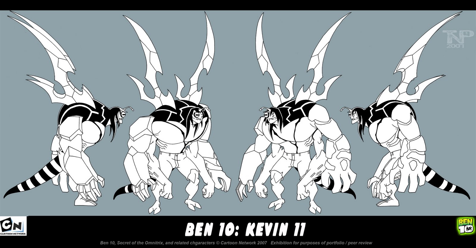 Thomas Perkins: Portfolio: Ben 10's Kevin 11 Partial Turn....