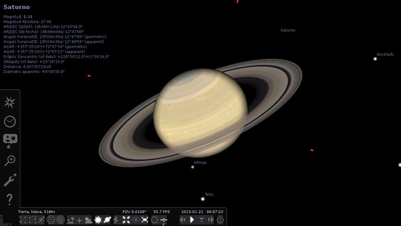 Stellarium - Software Telescopio virtual 1.2