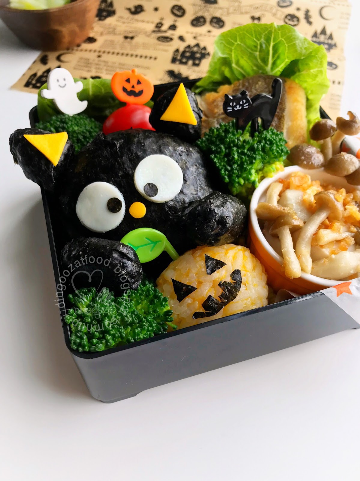 Miki's Food Archives : Black Cat Bento/ Lunchbox 小黑猫饭盒