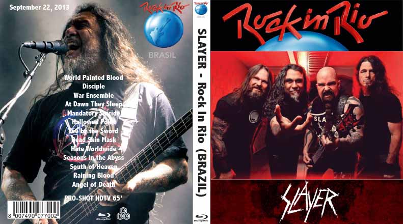 BLURAY.LIVE.CONCERT: SLAYER - Rock in rio 2013