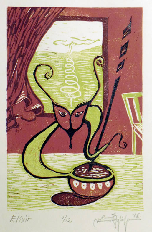 A Creative Journal of an Artist: Step-by-step four-color reduction ...