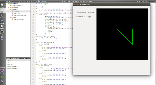 Programing Wonders: Polygon(Triangle,Rectangle and Square) Drawing in C++