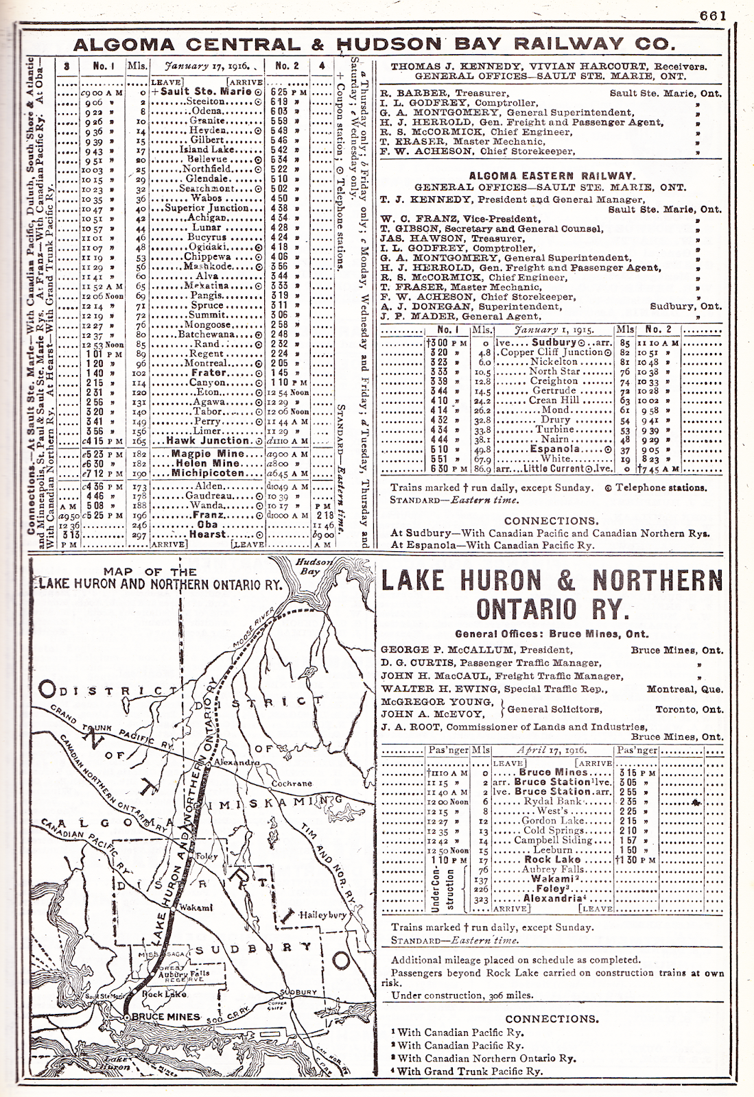 Rolly Martin Country: Hawk Junction on the Algoma Central Railway, June ...