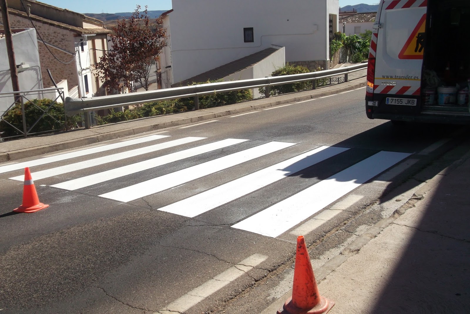 Valdecara: Nuevo paso de cebra