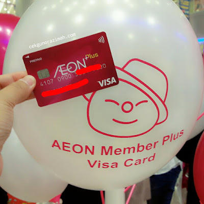Dah daftar ke AEON Member Plus Visa Card & AEON Wallet? ~ Cikgu Norazimah