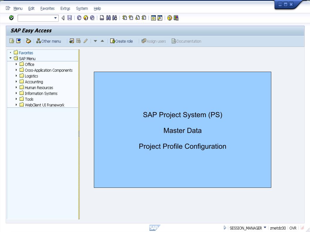 青蛙SAP分享 Froggy's SAP sharing: Project System - Project Profile ...