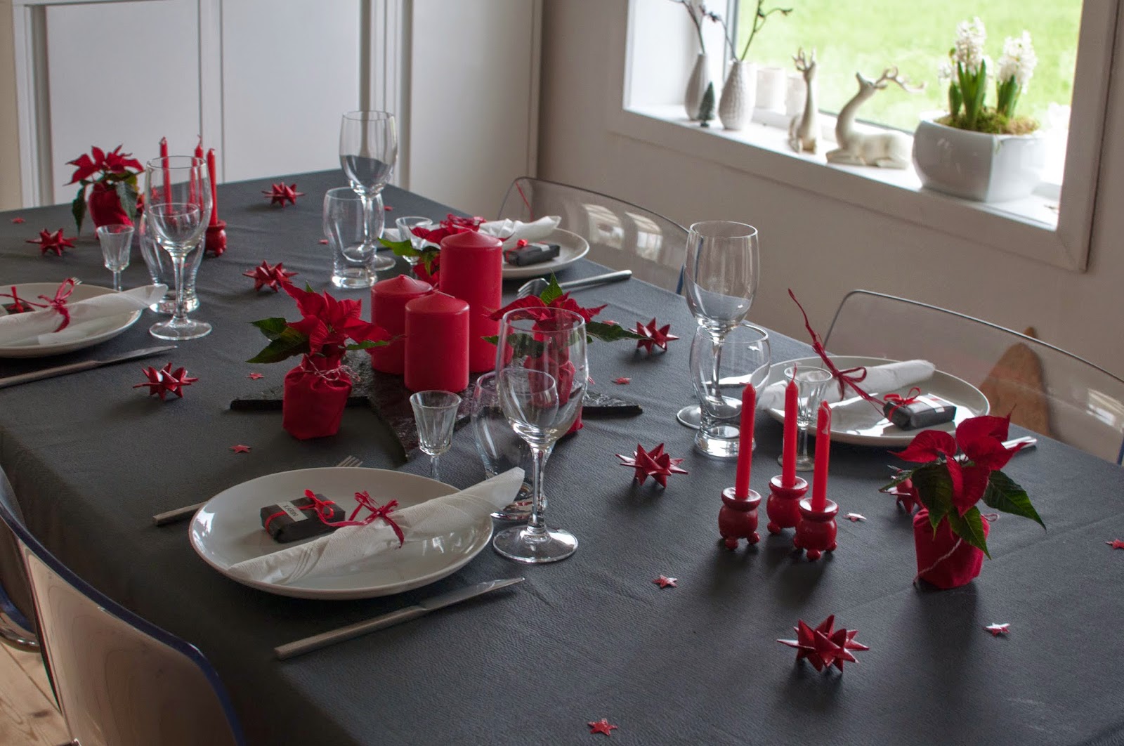 Kreativ Tankeknips: Inspiration til juleborde.