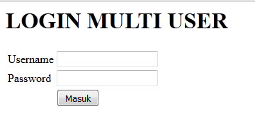 Membuat Login Multi User Dengan PHP MySQL - Belajar Coding