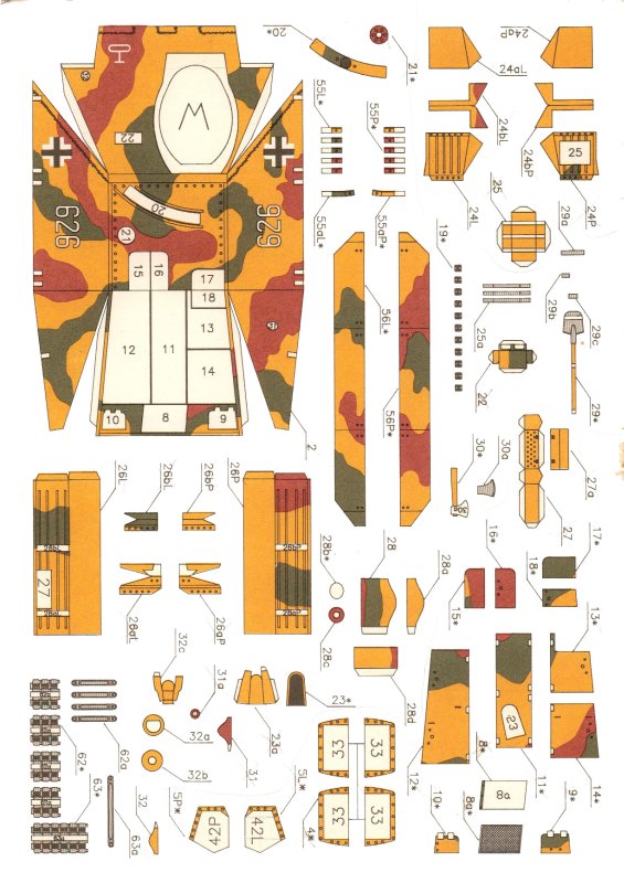 papercraft-database: [Mikro Model] - Hetzer