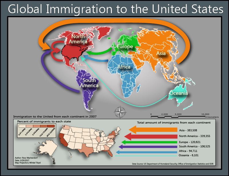UWF GIS Map Projects: Cartographic Skills: Flow Maps