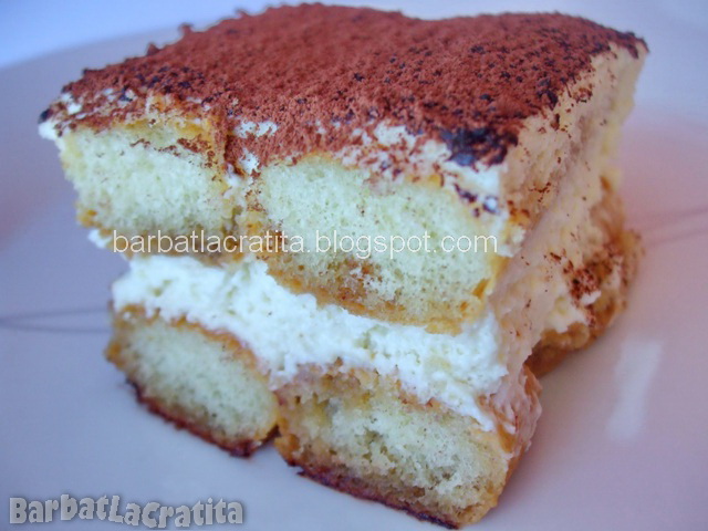 Tiramisu cu mascarpone | Rețete BărbatLaCratiță