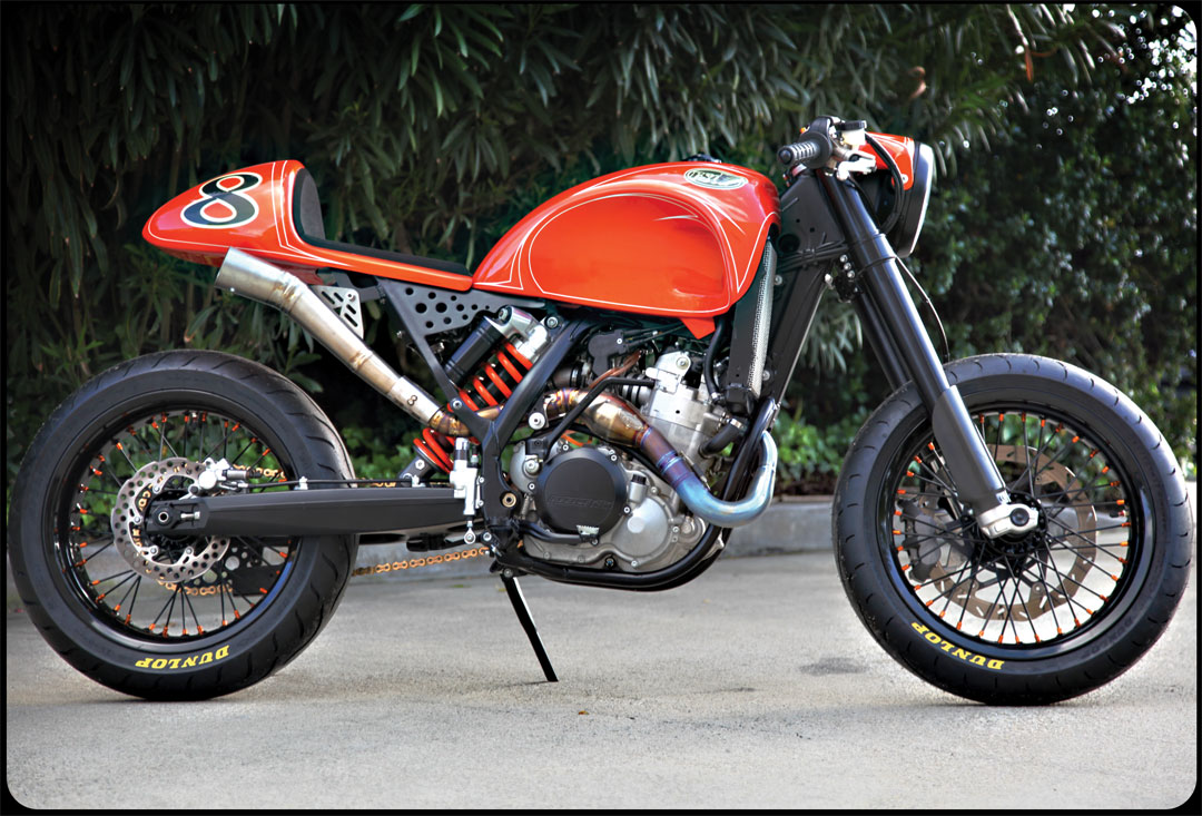 8th Cafe': RSD KTM 525 Super single and Cafe racer