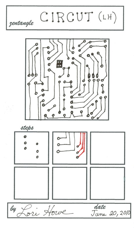 Lacefairy Zentangels: Circut and Eyelet Ribbon