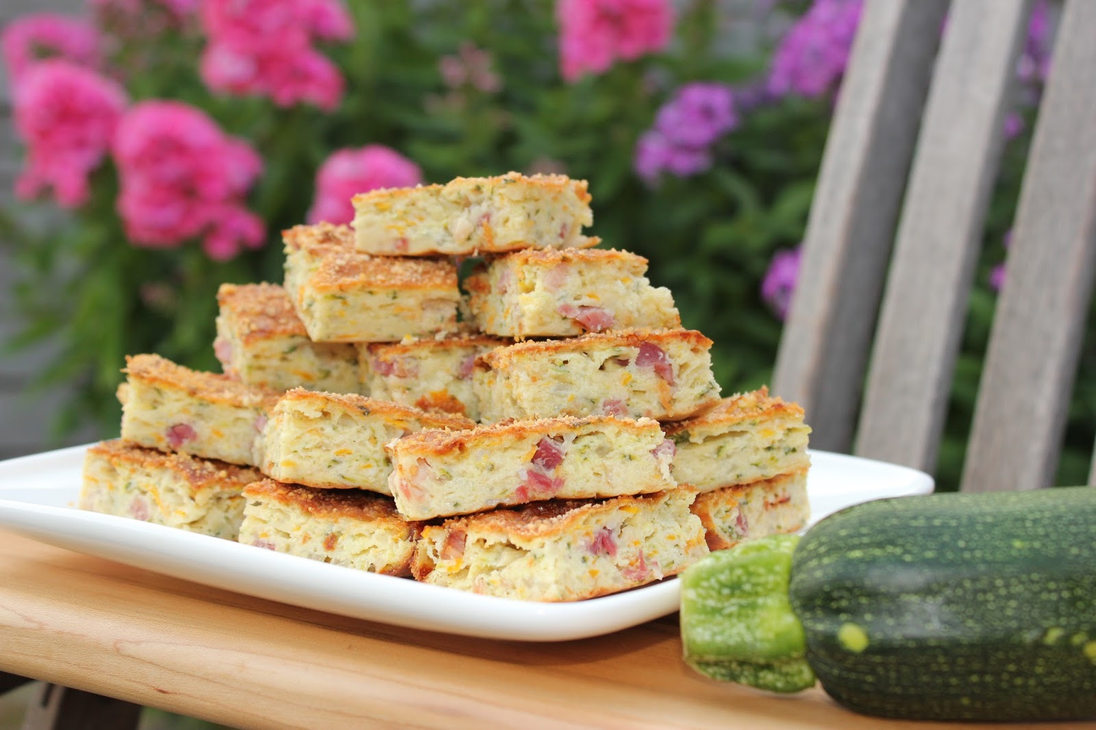 Sprinkles & Spatulas: Zucchini (Courgette) Slice