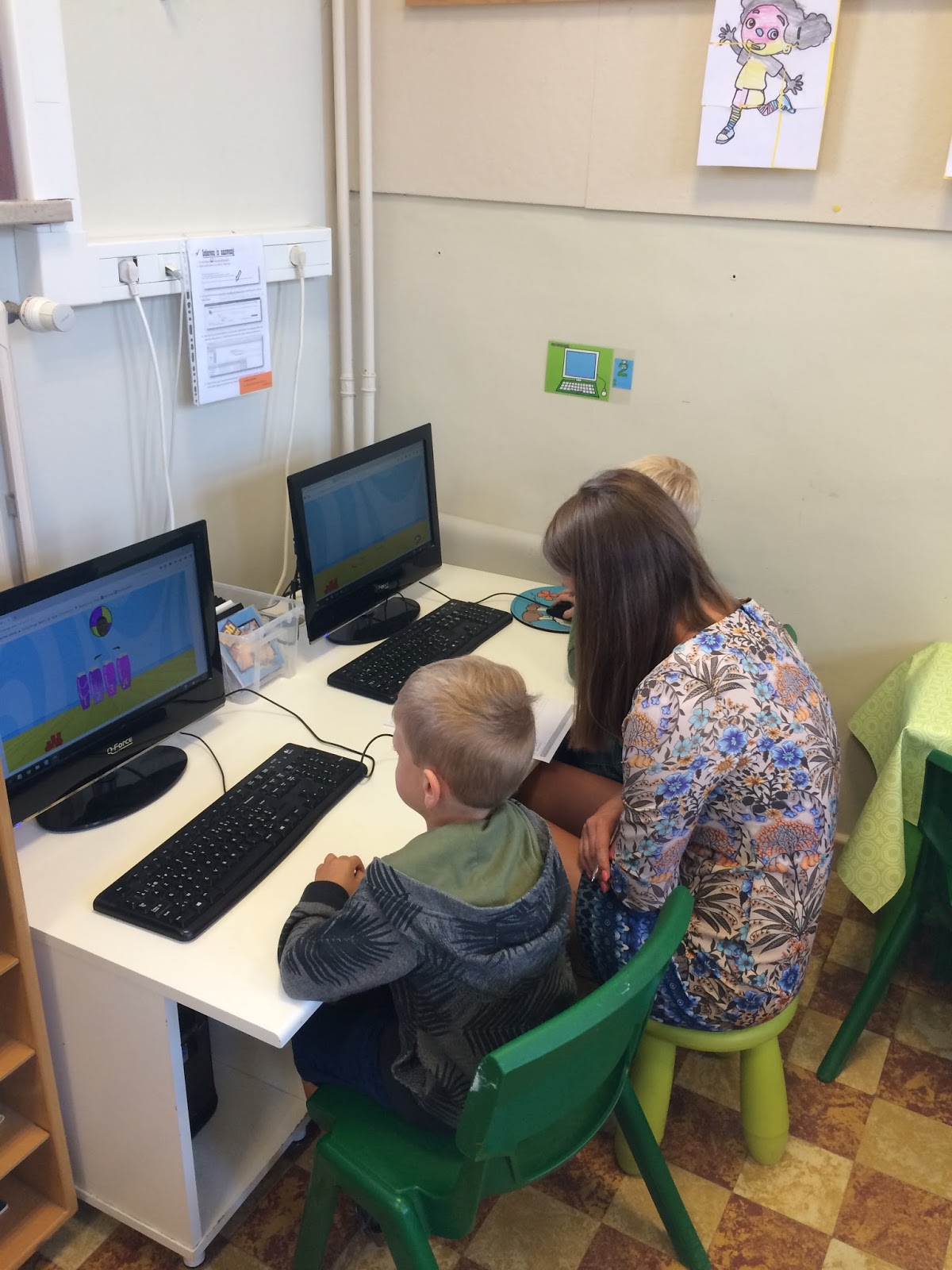 2de-3de kleuterklas A - Juf Charlotte: computer