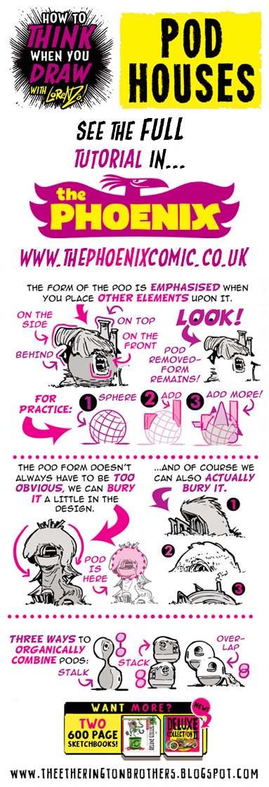 The Etherington Brothers: How to THINK when you draw POD HOUSES ...