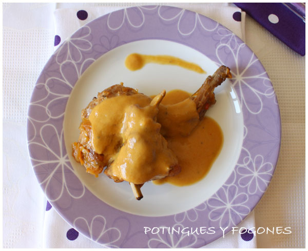 POTINGUES Y FOGONES: Conejo con salsa de naranja