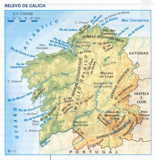 OS DE QUINTO DA CAPELA: CMNSC: O RELEVO DE GALICIA