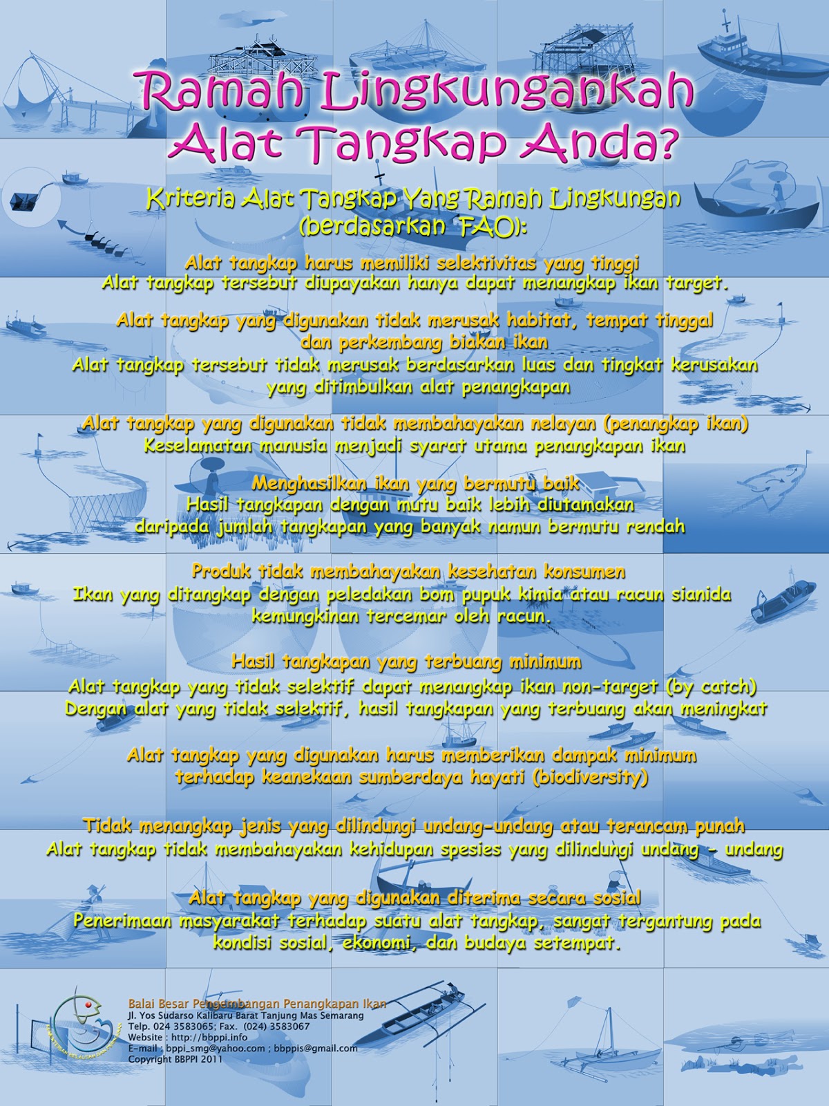 KOMUNITAS PENYULUH PERIKANAN: POSTER PENYULUHAN: ALAT TANGKAP RAMAH ...