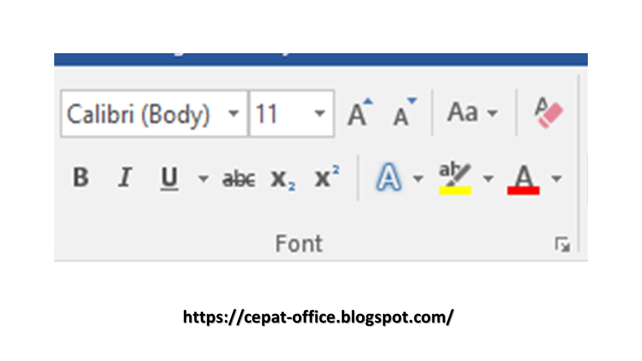 Mengenal dasar-dasar Tolbar Home Ms Word 2016