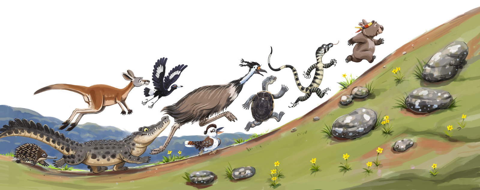 Lach's Free Range: Wombat goes a Racing (was Bush sports Carnival)