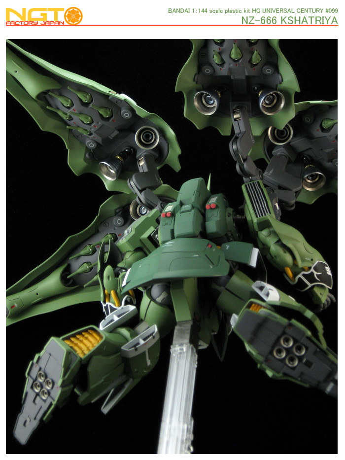 HG 1/144 Kshatriya Custom Build