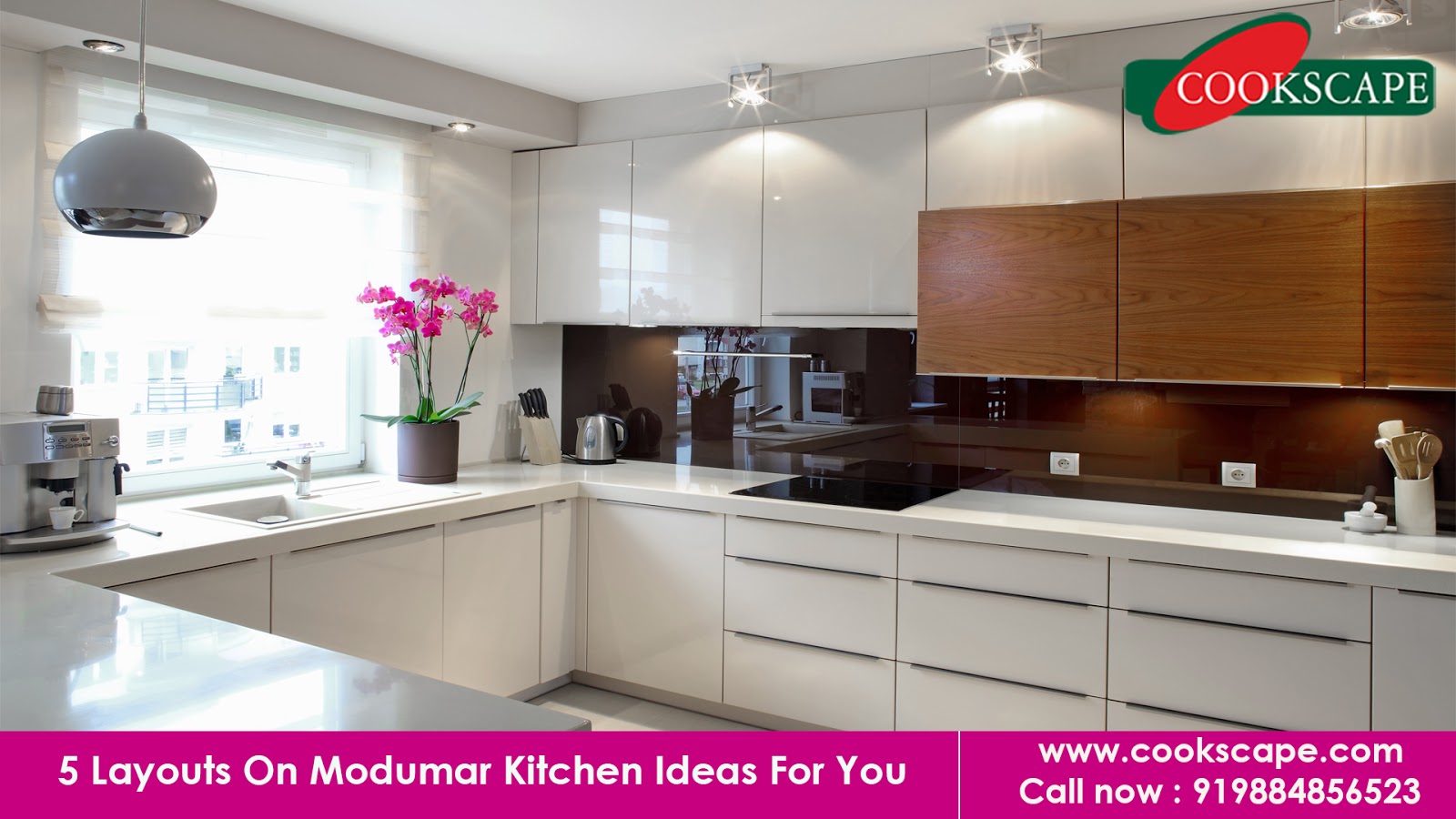 Cookscape Interior Design: 5 layouts on modular kitchen ideas for you