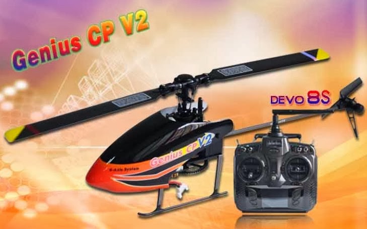 RC Helicopter: Walkera Genius CP V2 6 Channel RC Helicopter