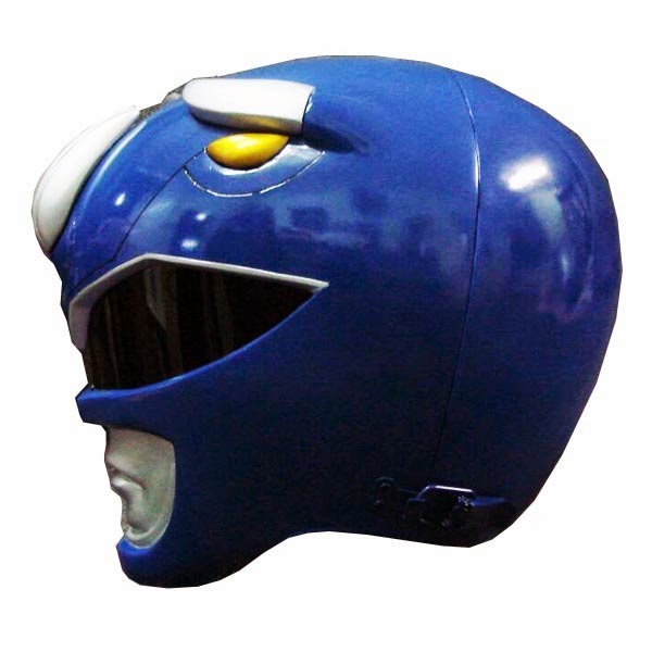 Cosplayers Helmet: MMPR Blue Ranger Helmet and Cosplay