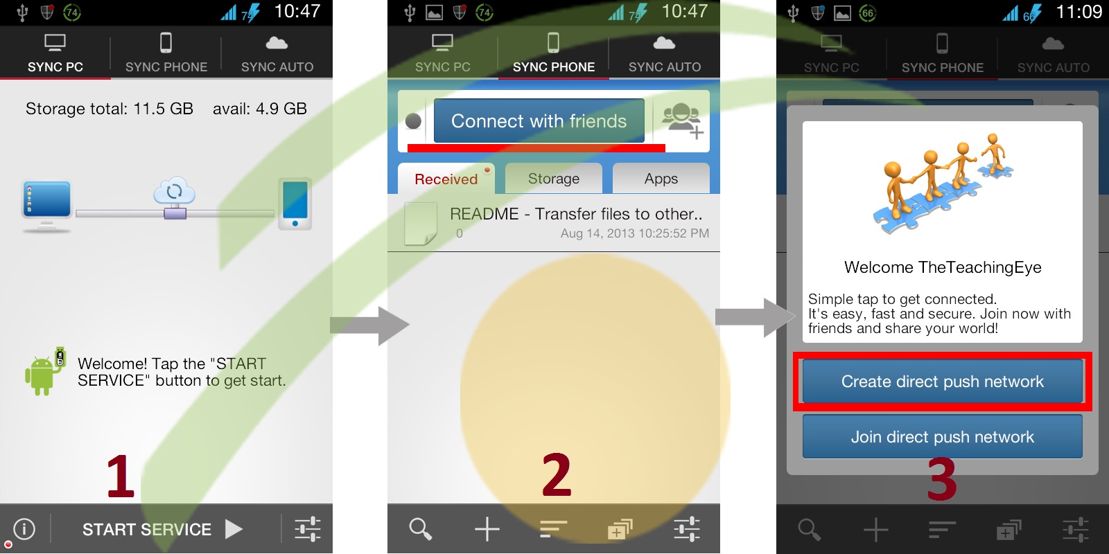 Transfer Data with 4mbps speed on your Android ~ TheTeachingEye