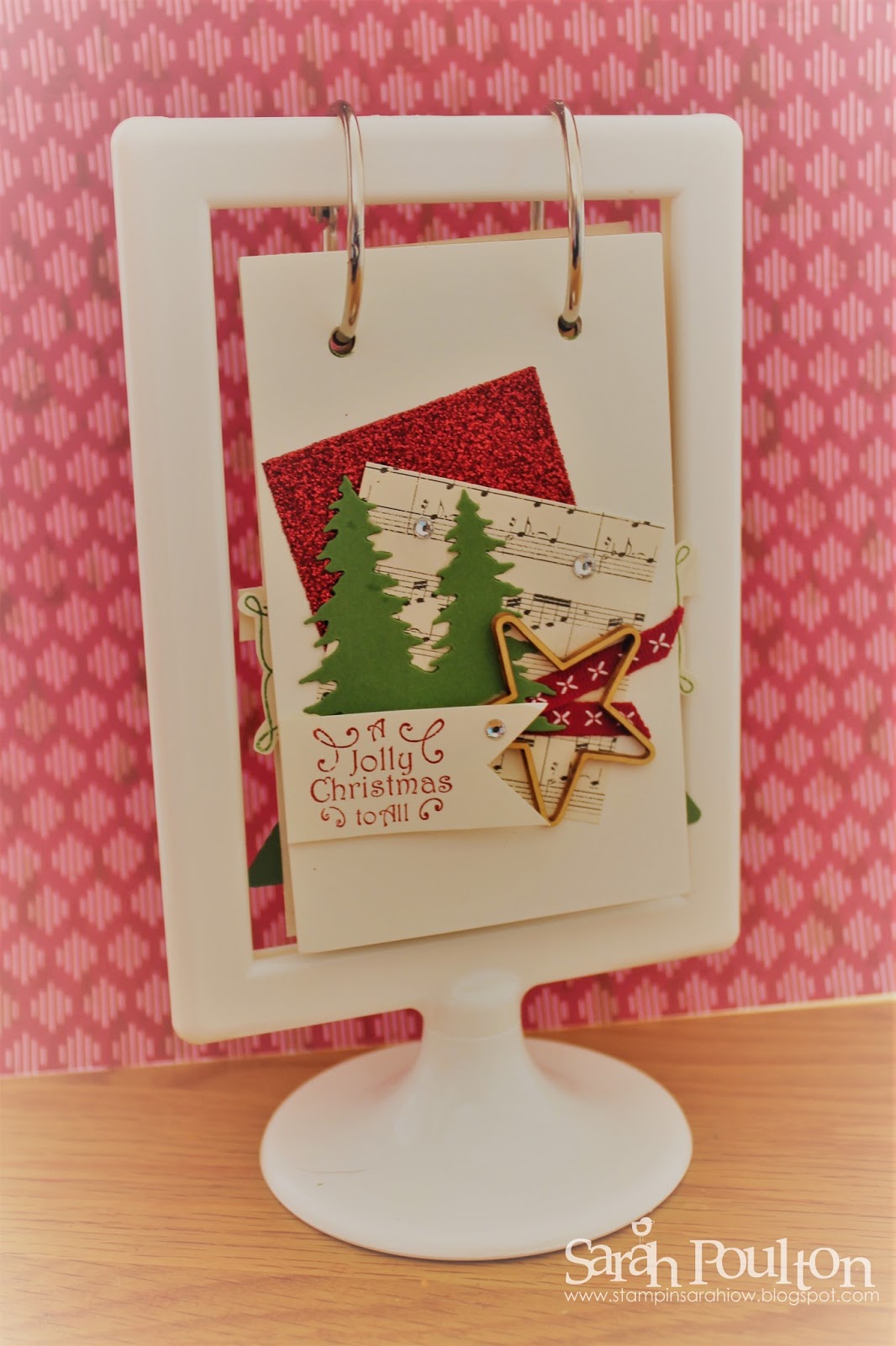 Stampin' Sarah!: A Carols of Christmas Flip Frame Tutorial from Stampin ...