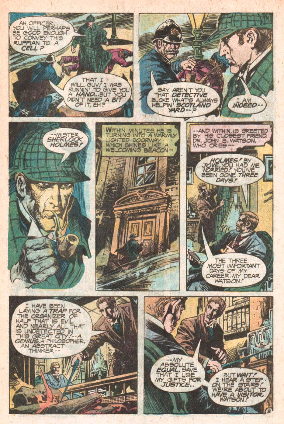 doctor who loved comics: sherlock holmes