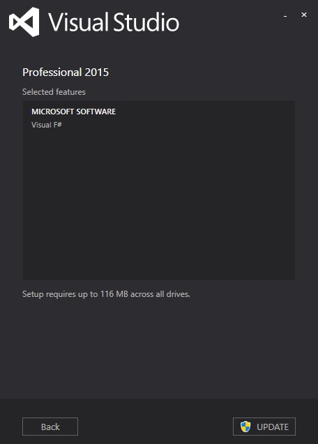 Installing Visual F# Tools on Visual Studio 2015 - HTML