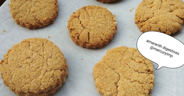 Crunchy Amaranth Cookies: Gluten Free Digestives | Amaranth Biscuits Recipe