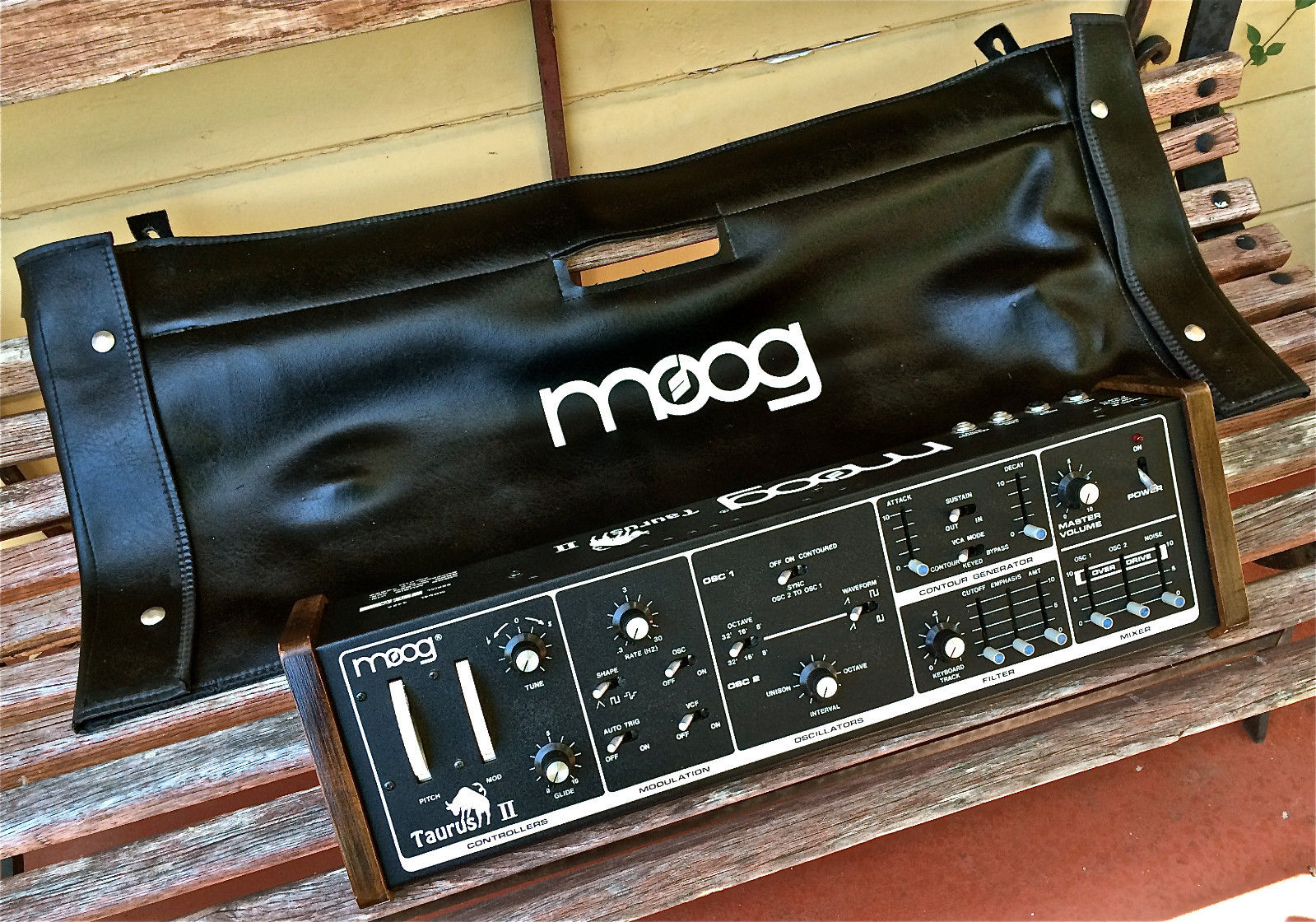 MATRIXSYNTH: VINTAGE Moog Taurus II Bass Synthesizer w/ Pedals & Vinyl ...