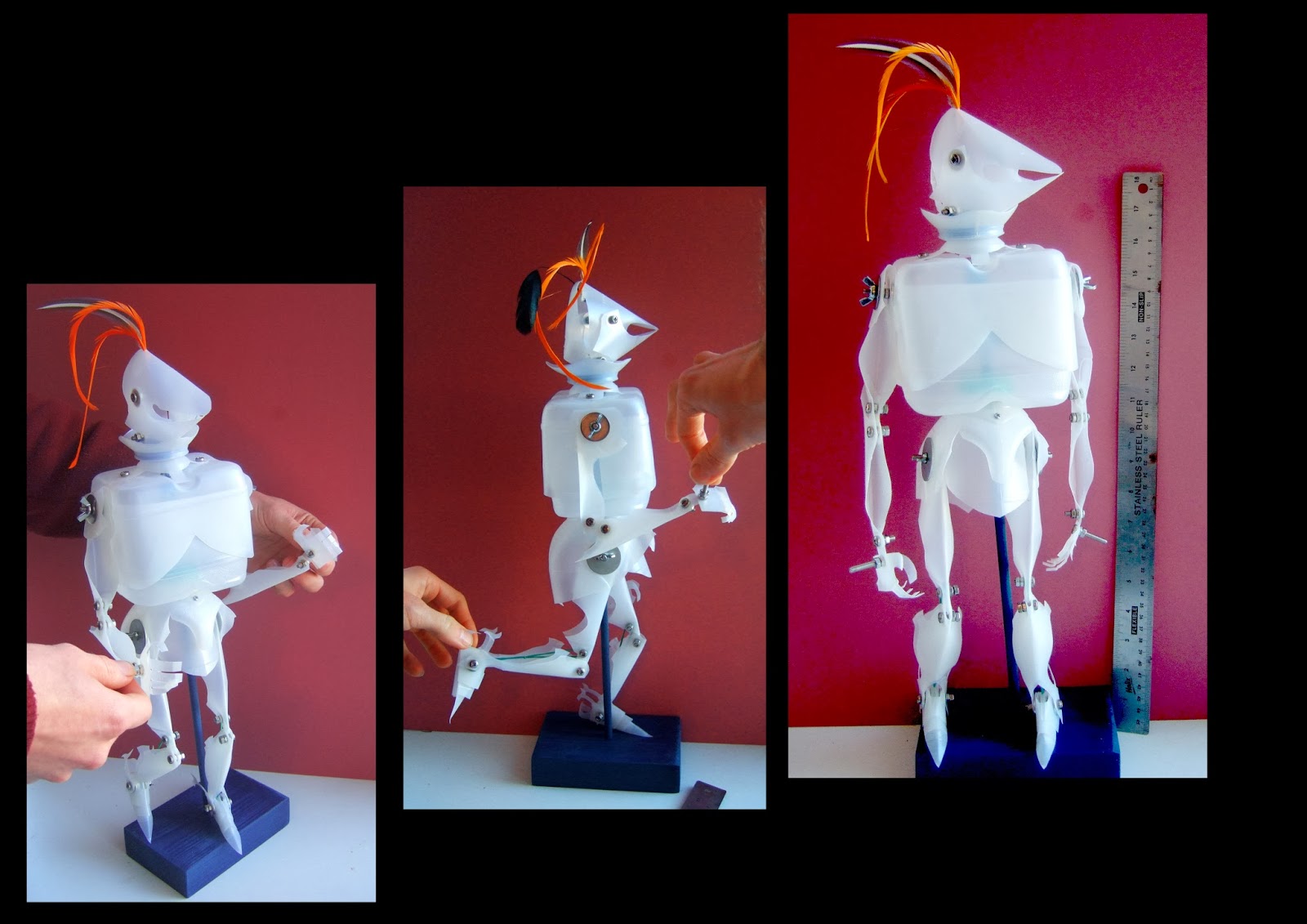 Joels Puppets and Puppetry Projects: Milk Bottle Puppets