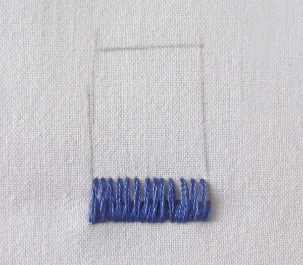 Textile Arts Now: The long and short satin stitch