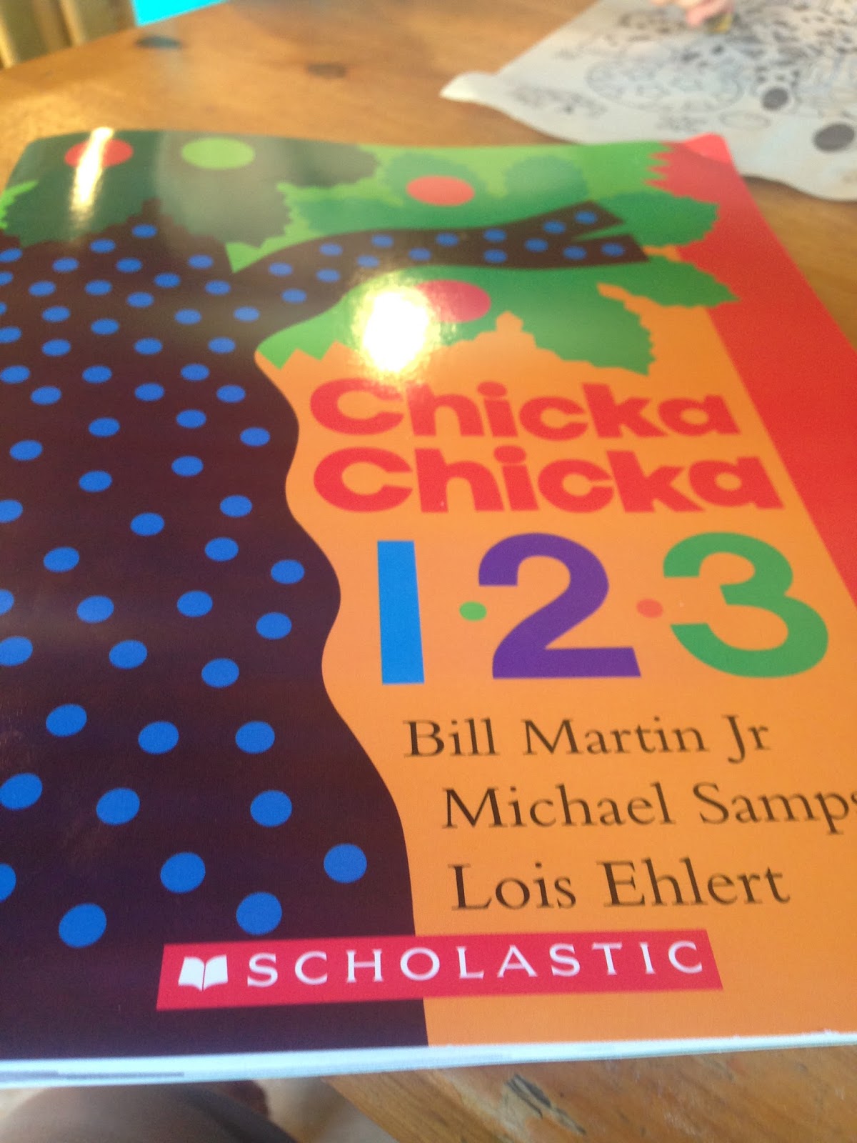 ABC's of Jess's house: Week 2 Chicka Chicka Boom 123