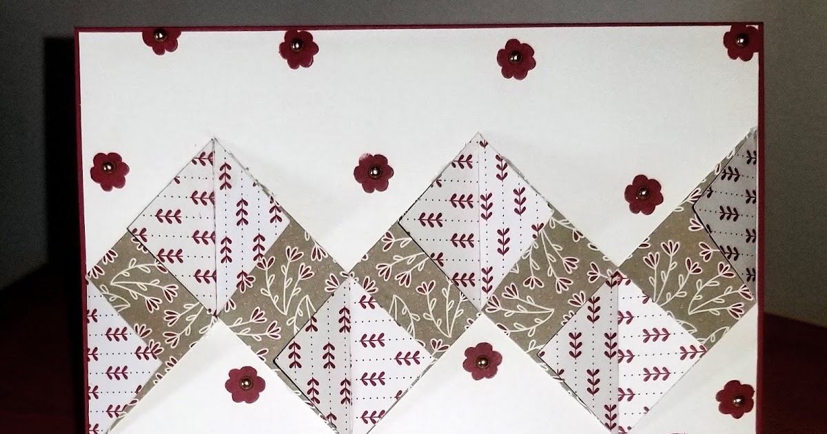 stampinggrandma4: DOswts310 Chevron fold Challenge