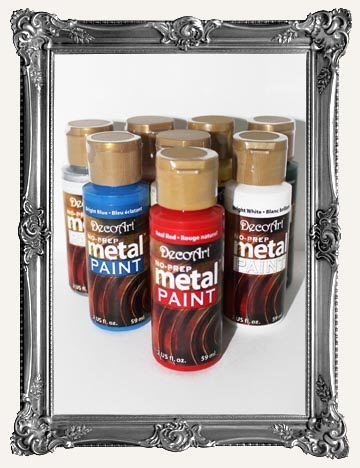 Retro Café Art Gallery: No Prep Metal Paint