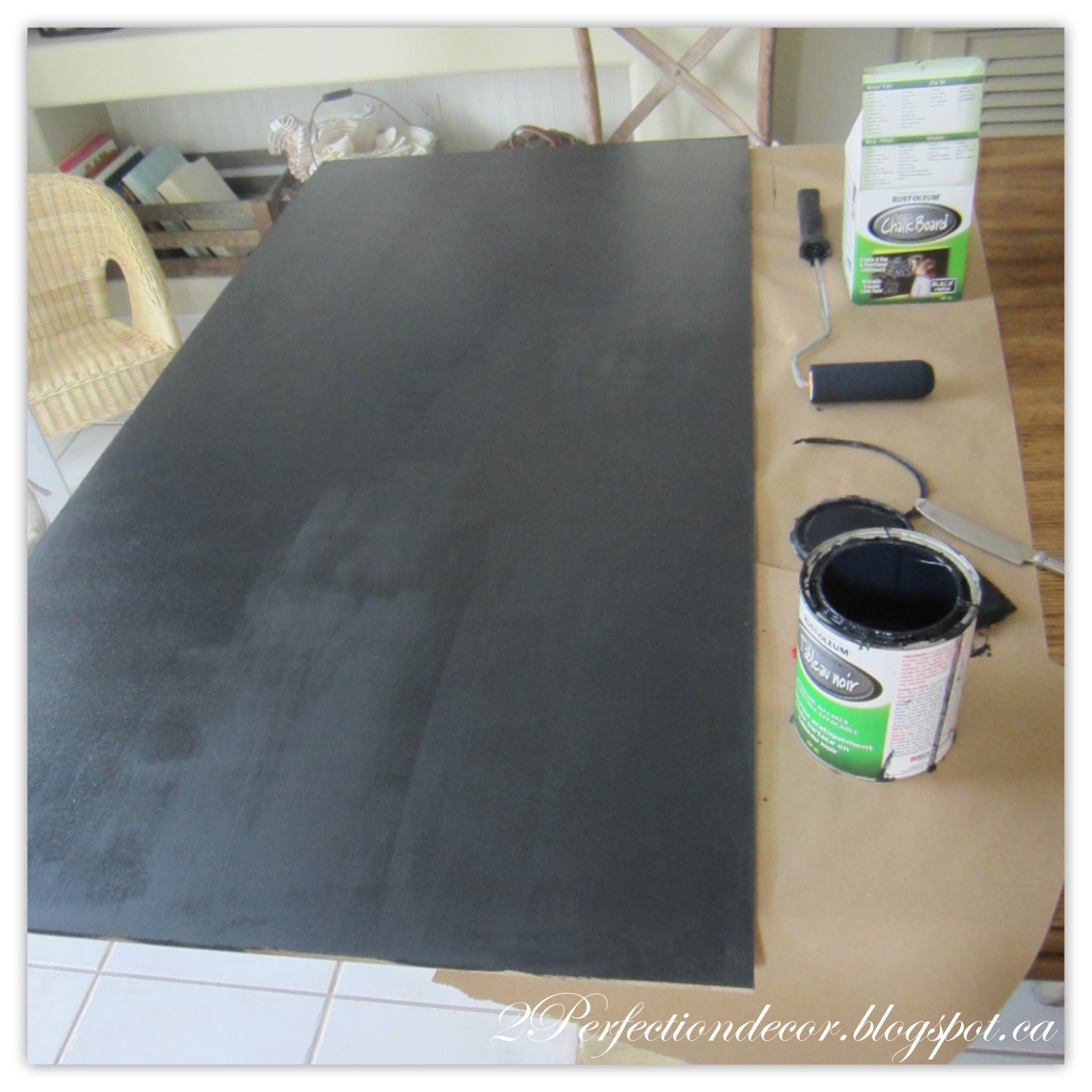 Diy Chalkboard Using Meter Sticks Every 2Nd Frame - Home Designs