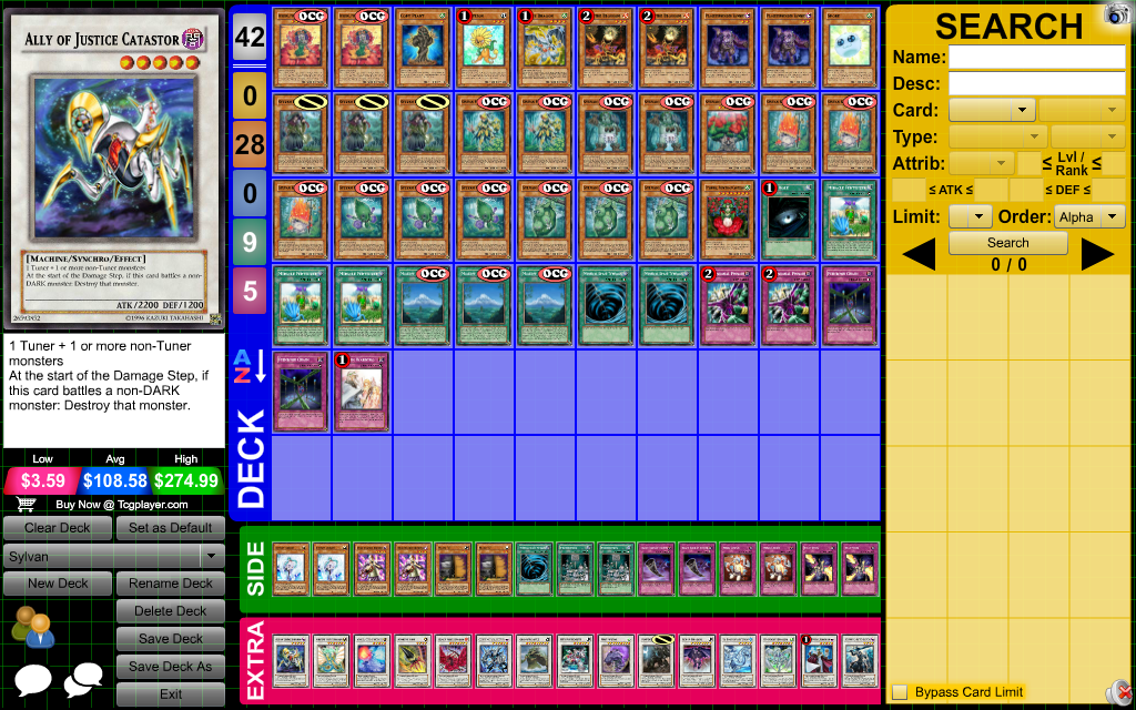 Yu-gi-oh Strategies: Sylvan Strategy and Deck Recipe