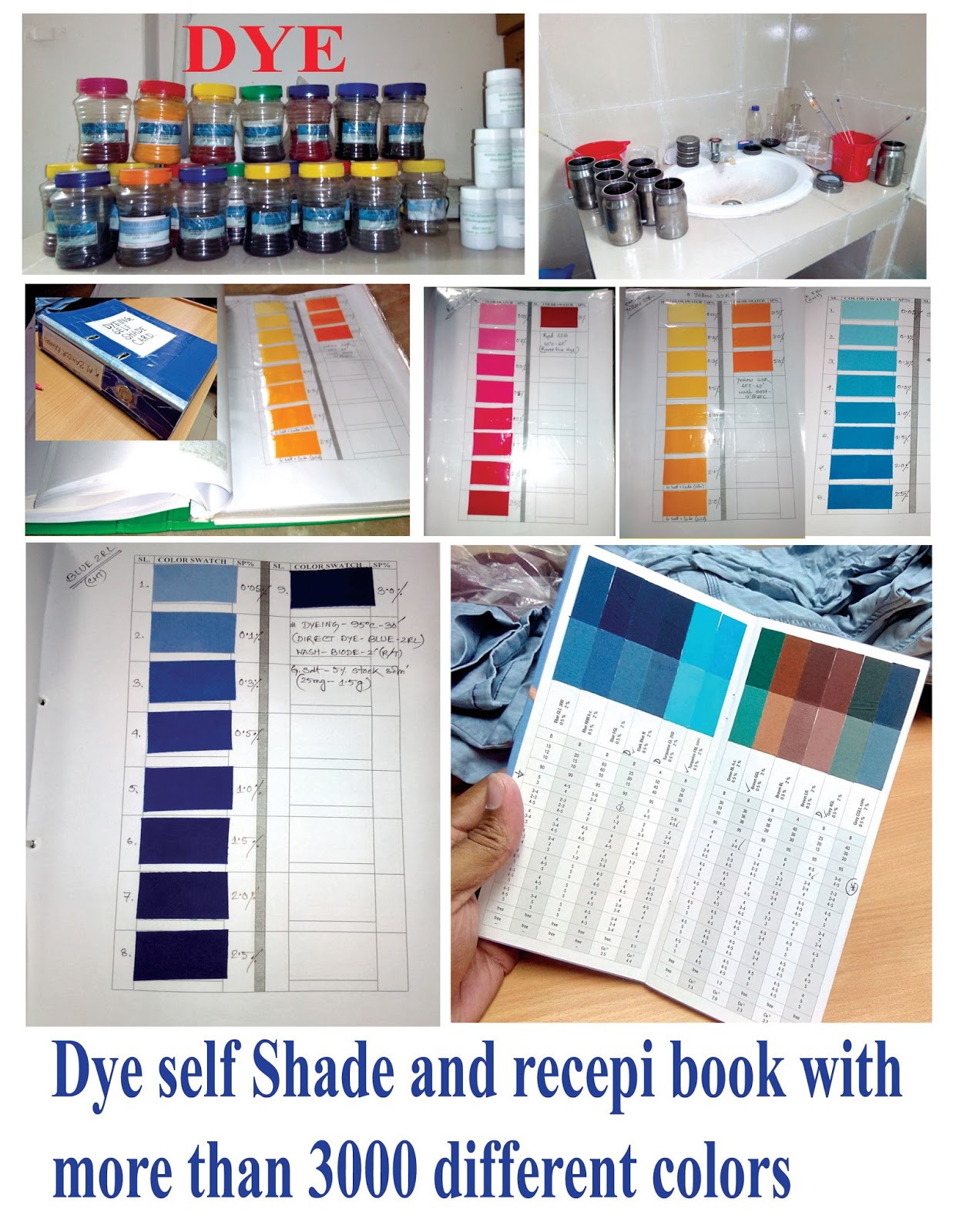 Denim Wash: Textile Dyeing color recipe Book
