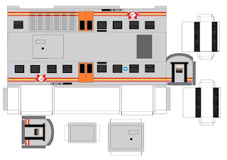 PAPERCRAFT KERETA PENUMPANG DAN BARANG INDONESIA 2016