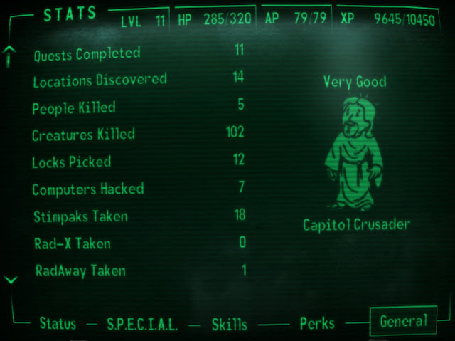 --random-things: Fallout 3 final stats