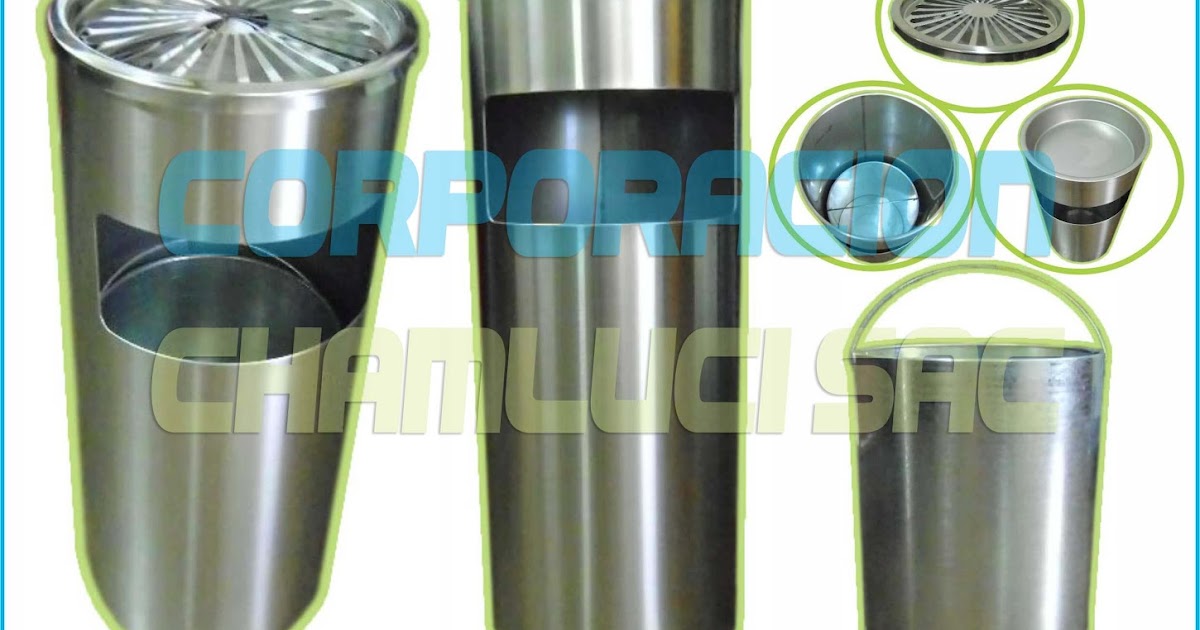 PRODUCTOS DE LINEA INSTITUCIONAL Y HOTELERA: tachos de acero inoxidable ...