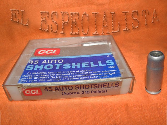 EL ESPECIALISTA: .45 ACP. SHOTSHELL.