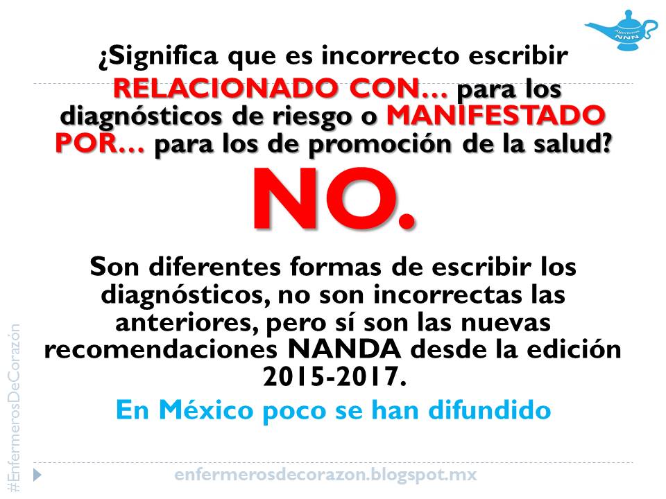 Enfermeros de Corazón: Cómo escribir diagnósticos enfermeros: Formato ...