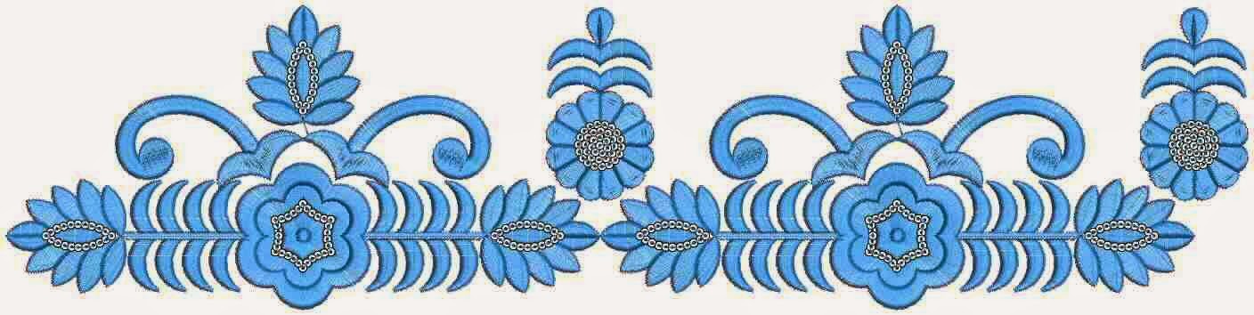 EmbDesignTube: Long Formal Lace Border Designs For Dresses