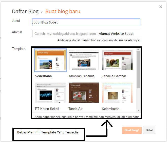 Cara Membuat Blog Untuk Pemula - MasdikutzBlog